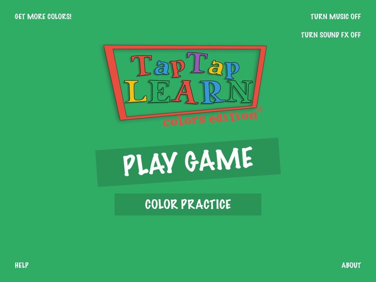 TAP TAP LEARN: COLORS EDITION by Barry Hailey