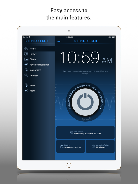 Prime Sleep Recorder App Voor IPhone IPad En IPod Touch AppWereld prime-sleep-recorder-app-voor-iphone-ipad-en-ipod-touch-appwereld