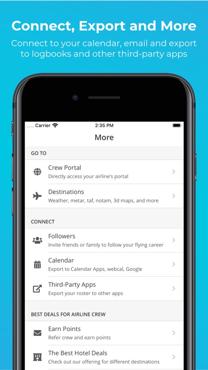RosterBuster Crew App by CAE Flight Services USA Inc.