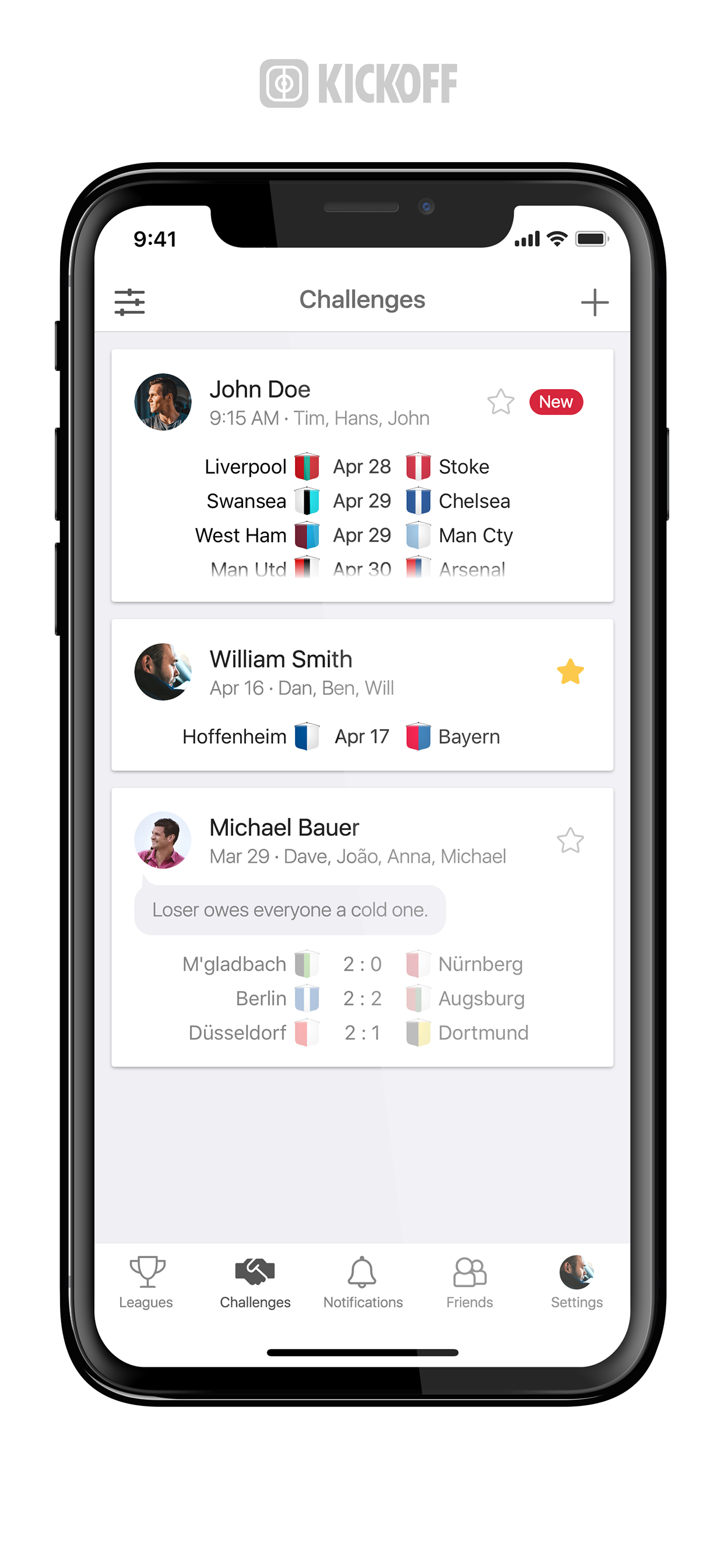 Kickoff prediction store