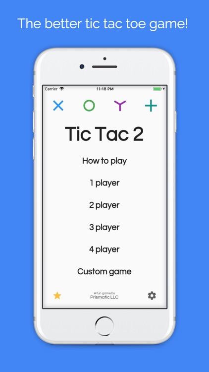 Tic Tac 2 - The Next TicTacToe by Prismatic LLC