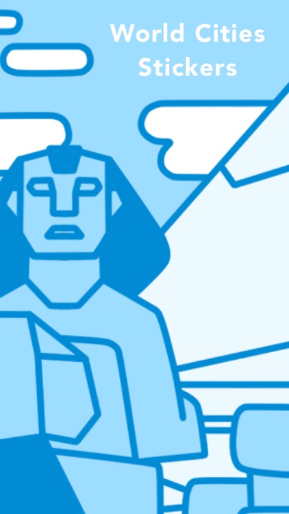 World Cities Stickers by Edgar Gante