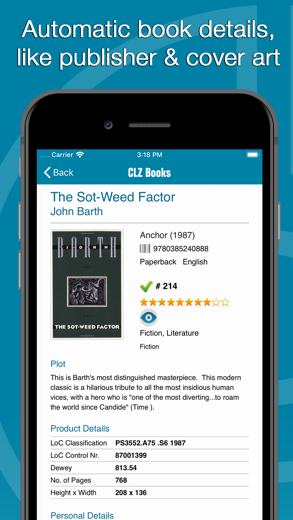 CLZ Books for iPhone - APP DOWNLOAD