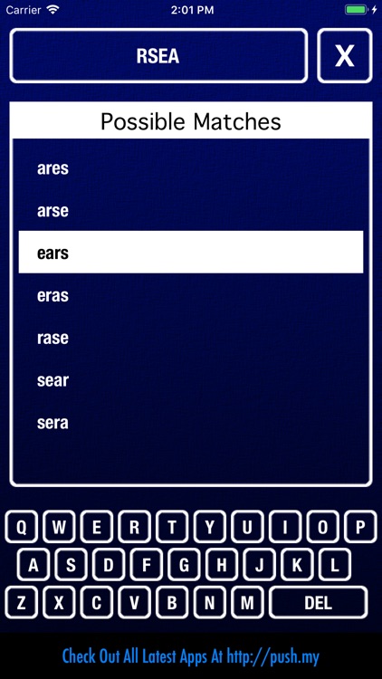 Word Scramble Solver by aZeR DiLLs