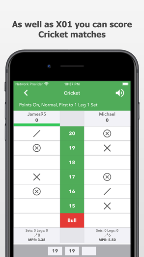 Darts Scoreboard for iPhone - APP DOWNLOAD