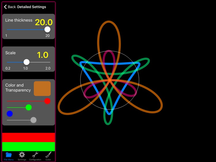 SpiroDesigner - spirograph app by Masahiko Fukuyama
