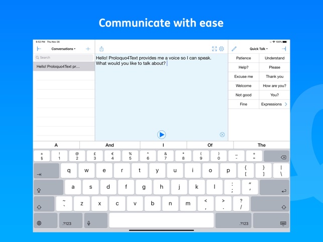 Proloquo2go Keyboard