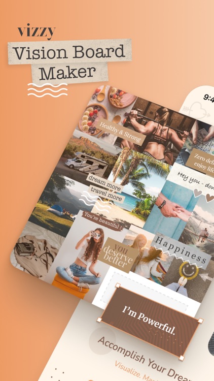 2025 Vision Board Maker Vizzy by Abstrakt Group Abstrakt, LLC