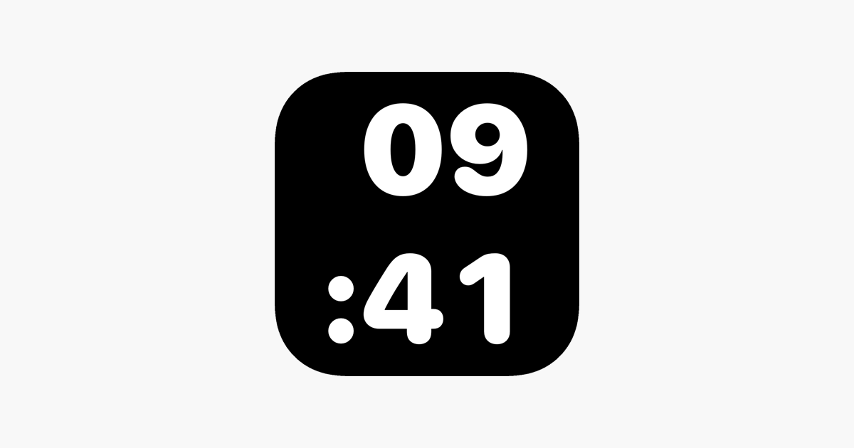 Big Digital Clock Widget on the App Store Big Digital Clock Widget on the App Store