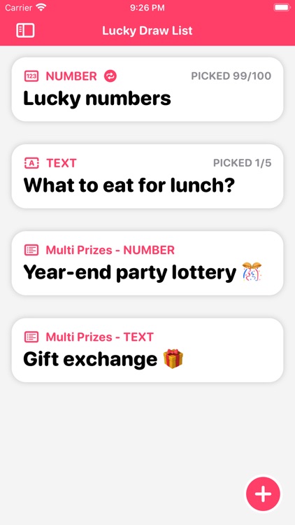 Lucky Draw - Random Picker by Chia-Chun Hsieh