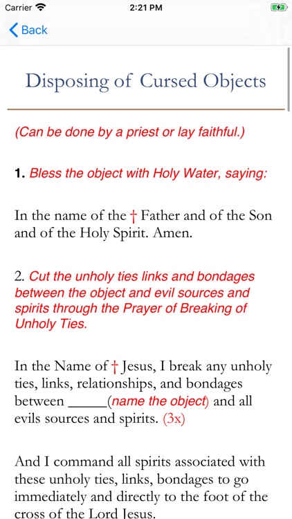 Catholic Exorcism by St. Michael Center for Spiritual Renewal