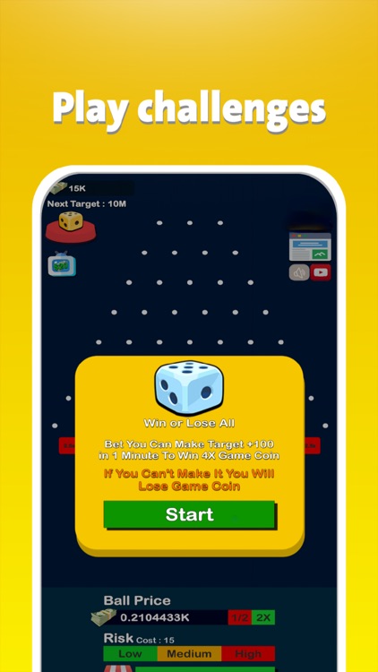 Plinko Ball Falling by Ali Maresh