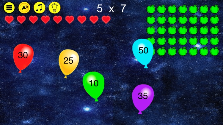 Times Tables Balloon Pop by Math Galaxy