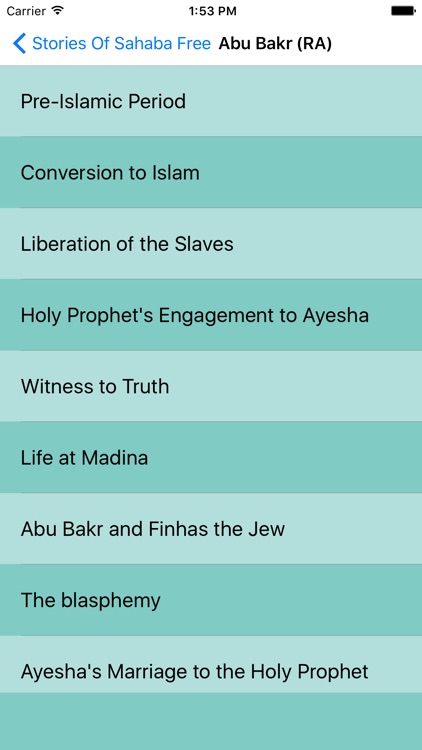 Stories of Sahaba - Companions by Quarter Pi