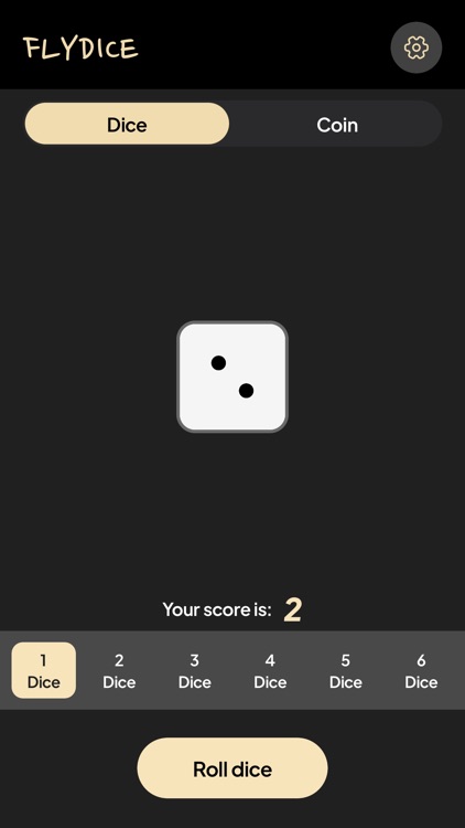 FlyDice - Dice and Coin Games by Bhavnaben Patel