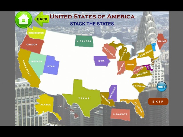 Us Map Quiz Game States