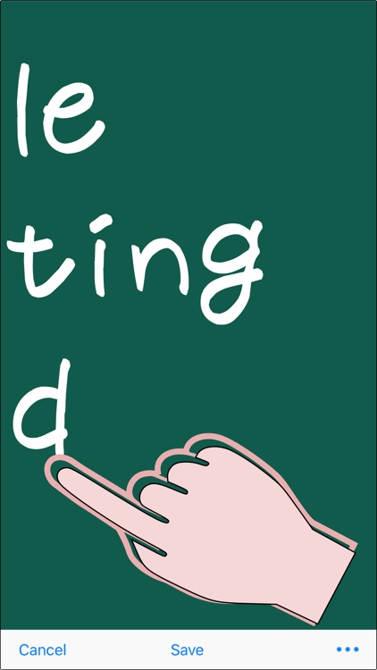 Scrol-Notes : finger writing by Mitsugu Yamagata