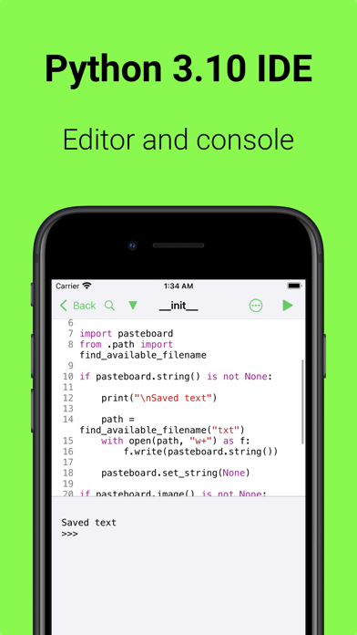 Pyto - Python 3 IPA Cracked for iOS Free Download