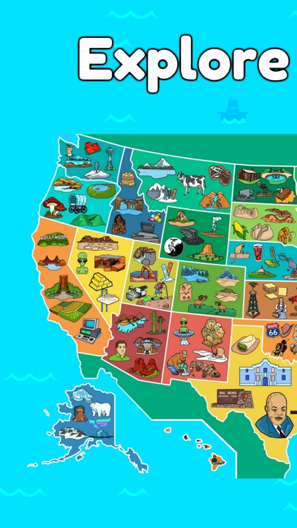 USA Map: Kids Geography Games by IDZ Digital Private Limited