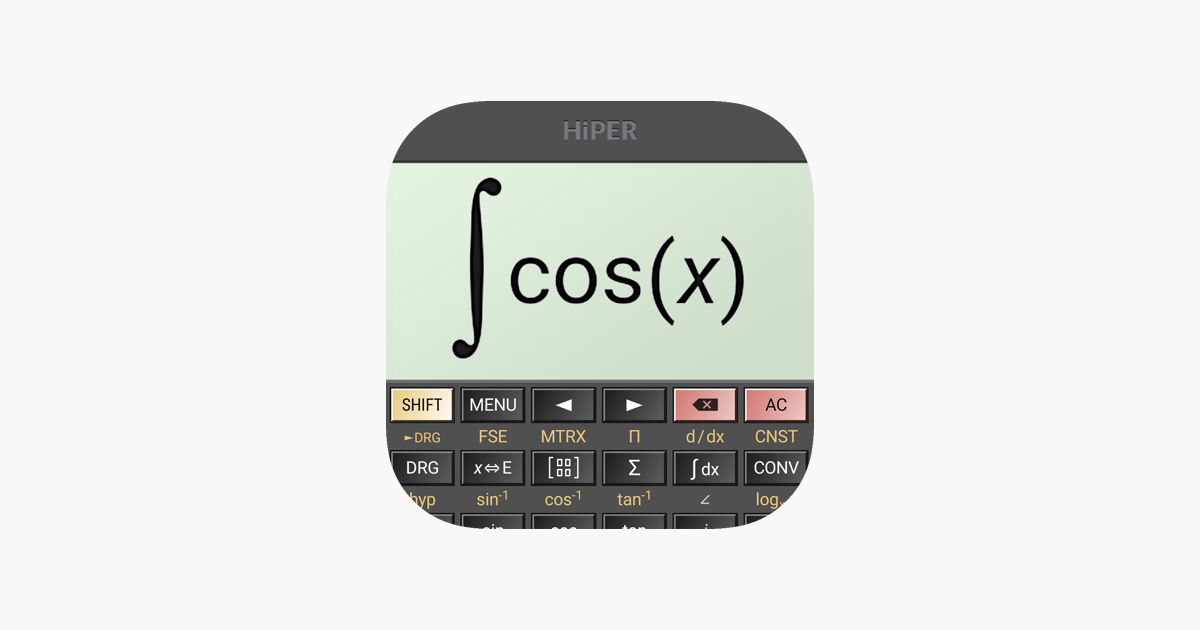 HiPER Scientific Calculator on the App Store HiPER Scientific Calculator on the App Store