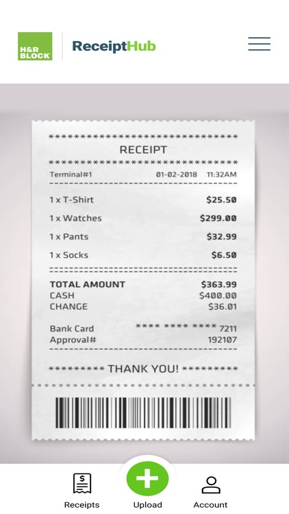 ReceiptHub by H & R Block Limited