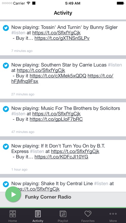 Funky Corner Radio by Nobex Technologies