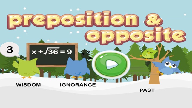 Opposite Preposition