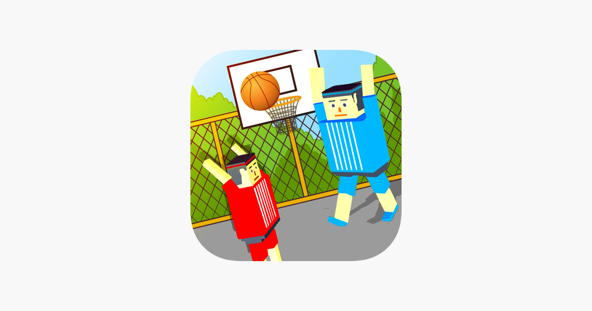 ‎BasketBall Bouncy Physics 3D Cubic Block Party War on the App Store