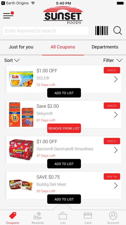 Sunset Rewards by Sunset Food Mart Inc