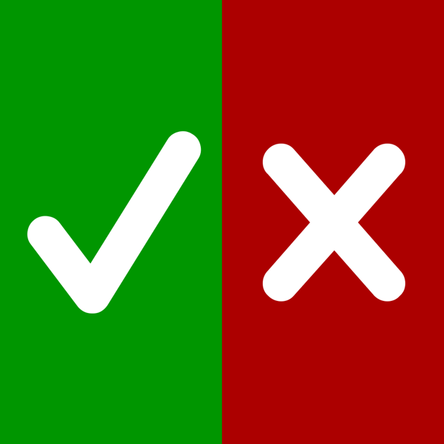 True And False Icon