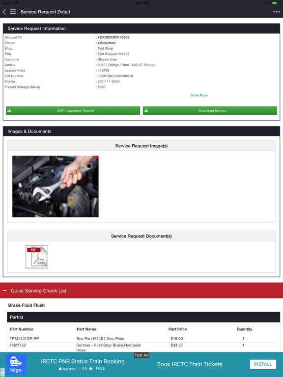 Complete Auto Reports for iPhone