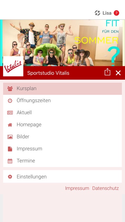 Sportstudio Vitalis by Tobit.Software