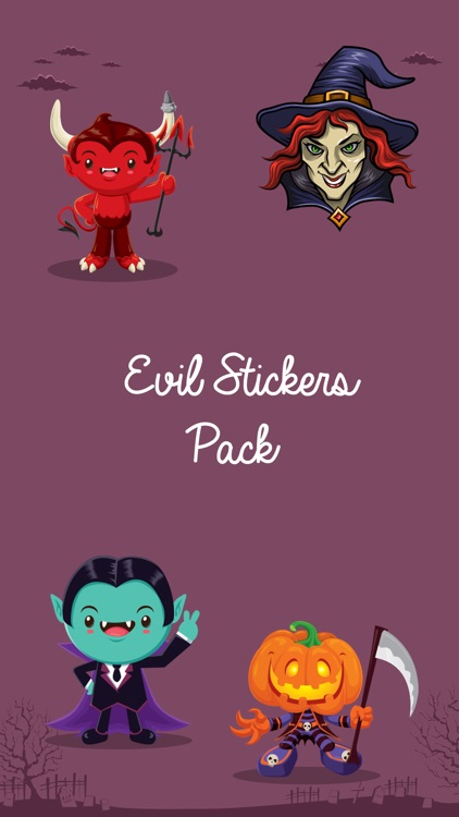 Evil Camp Stickers by Aman Kumar