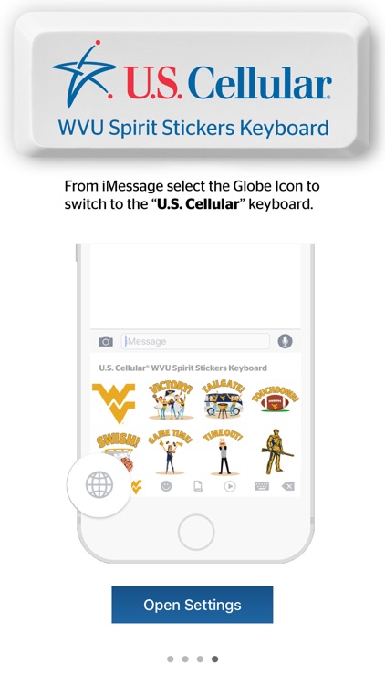 U.S. Cellular® School Spirit Keyboards by Blue Pixel Creates, LLC