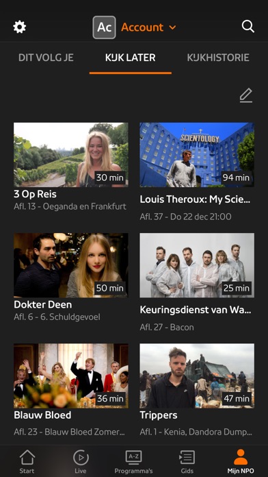 NPO Start Plus in vernieuwde app: betalen voor programma's in hd