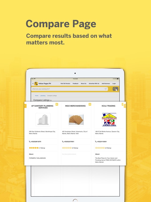 Yellow Pages App Logo