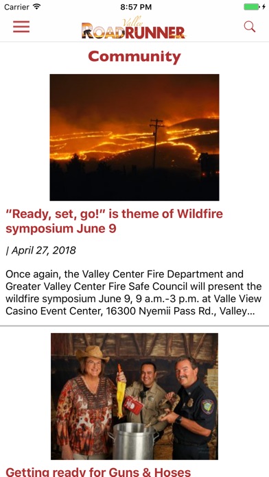 Valley Roadrunner for iPhone - APP DOWNLOAD