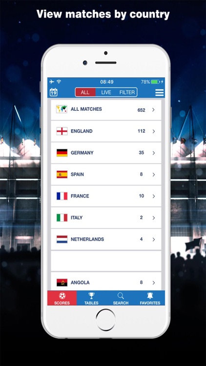 XScores Live Scores by xscores.com