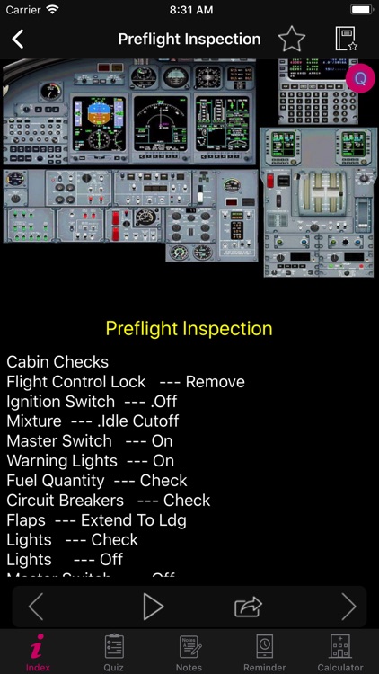 Diamond DA20 Flight Checklist by Raj Kumar