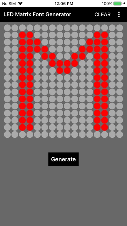 LED Matrix Font Generator by Gopi Gadhiya