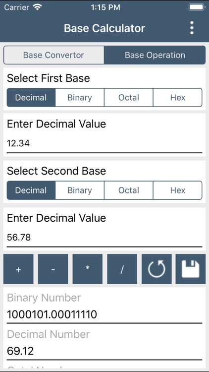 Base Calculator & Converter by G Sanghani