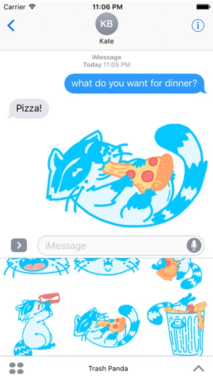 Trash Panda Stickers by Jenni Jackson