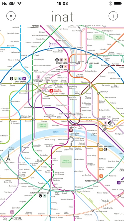 inat - Metro Maps by Jug Cerovic