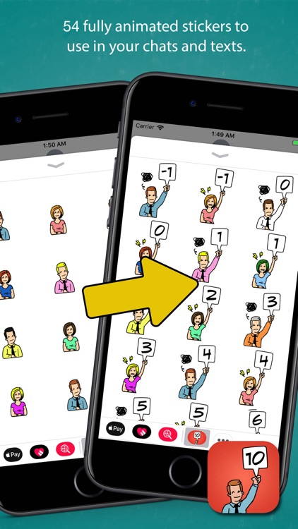 Score Cards Animated Stickers by Blank Space, Inc.