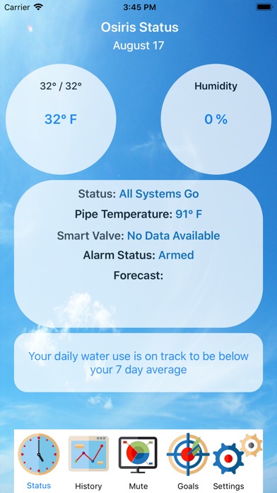 Osiris - Smart Water Monitor for iPhone - APP DOWNLOAD
