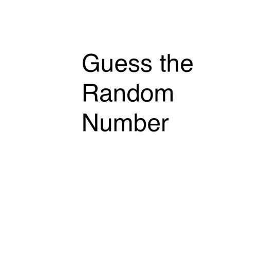 Guess the Random Number by Sukhraj Nagra