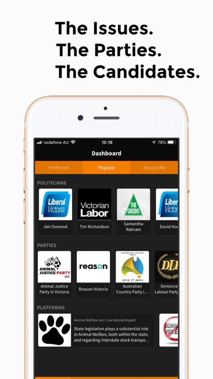 myVote: Election Guide by Impartial Politics Pty Ltd
