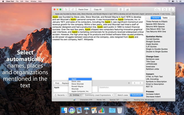 【Mac OS APP】Clean Text 乾淨快速的文書處理工具 – Dr.愛瘋 APP Navi