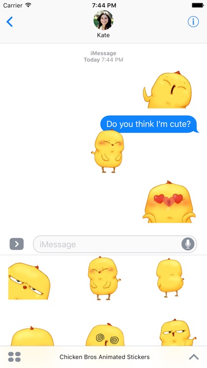 Chicken Bros Animated Emoji Stickers by Carlos Solana Martinez
