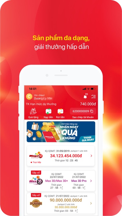 Vietlott - SMS by VIETNAM LOTTERY ONE MEMBER COMPANY LIMITED